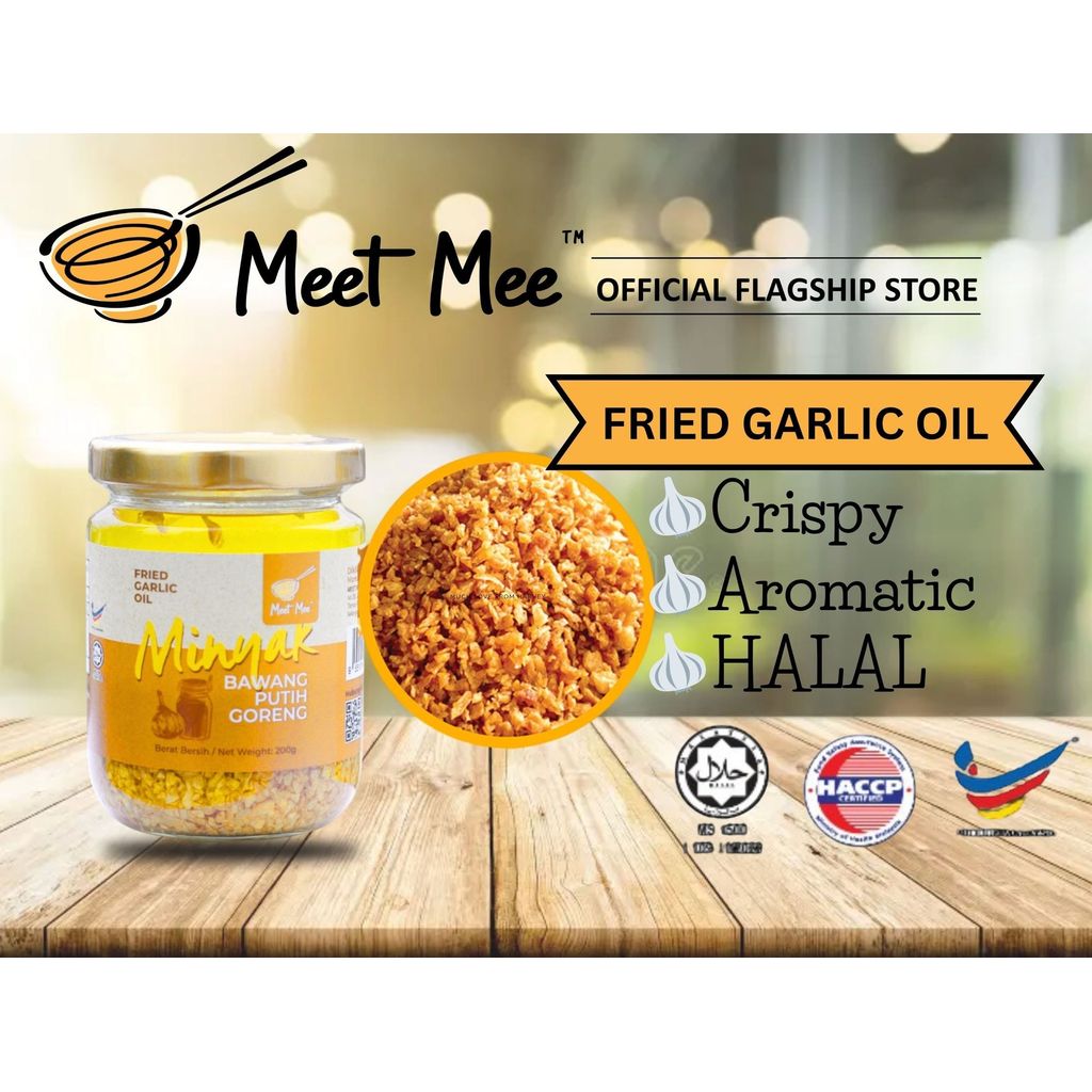 ｜HALAL｜MEET MEE Fried Garlic Oil | Minyak Bawang Putih Goreng ...