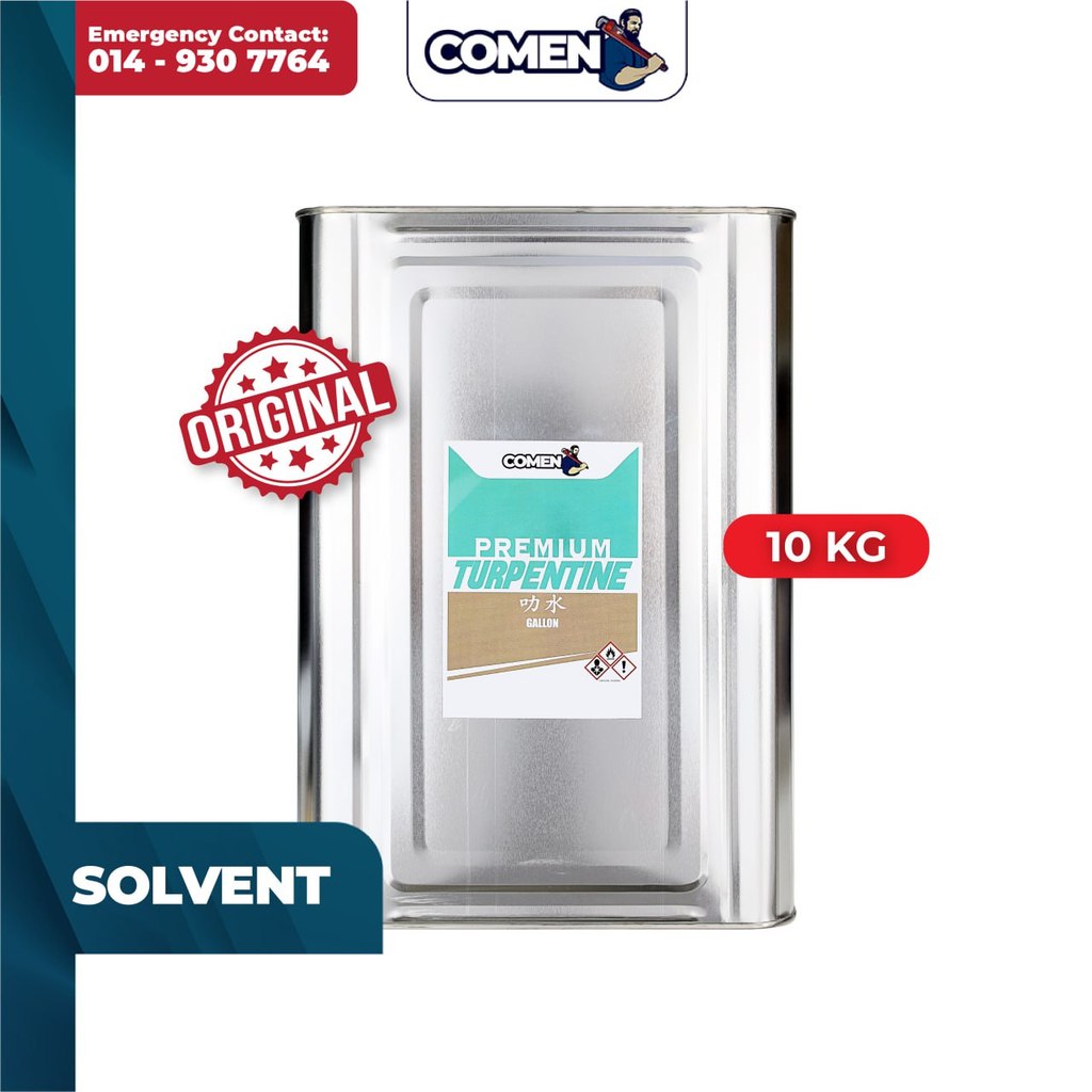 COMEN Premium Turpentine 10KG (Bucket) Turpentine Solvent Kerosene ...