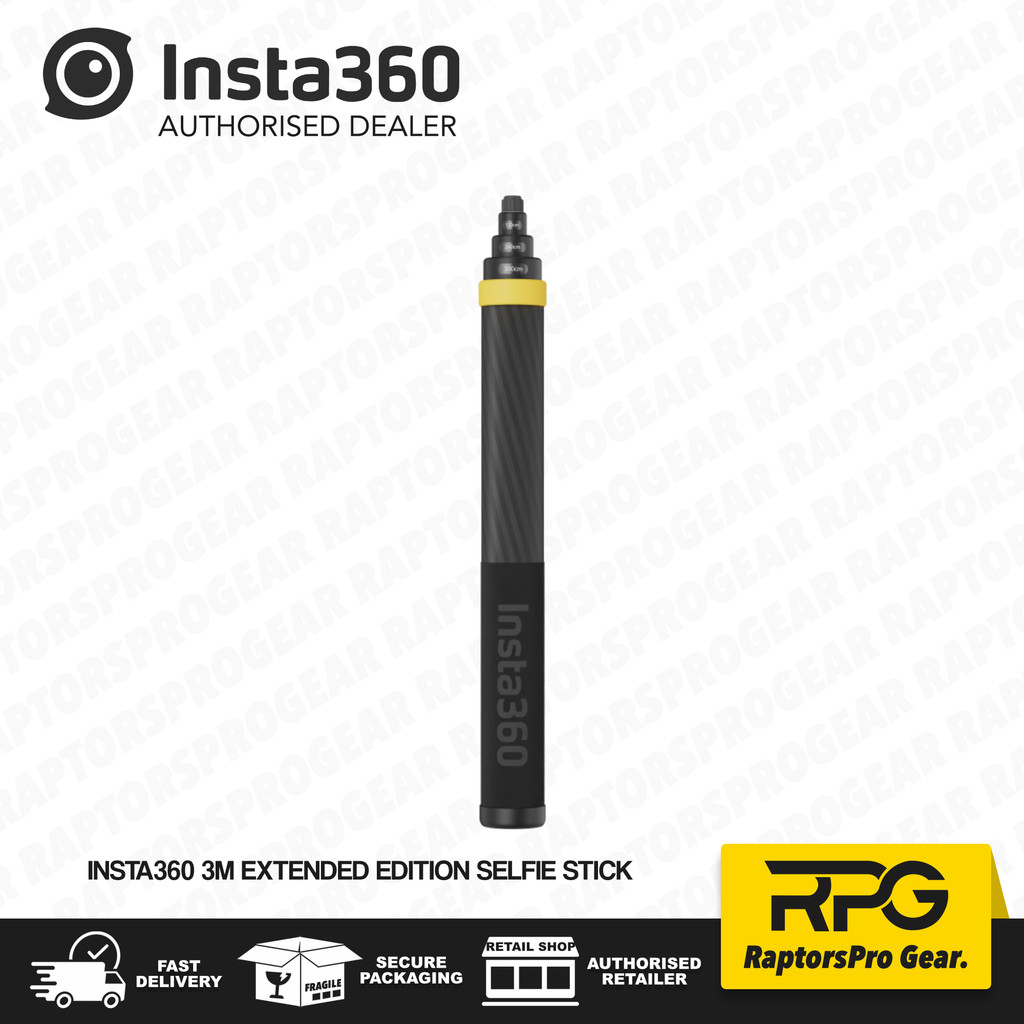Insta360 3 Meter Enhanced Extended Edition Selfie Stick / 3M Carbon ...