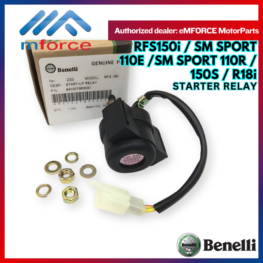 BENELLI RFS 150 RFS150i SM SPORT 110/E 110/R 150S R18i START UP STARTER ...