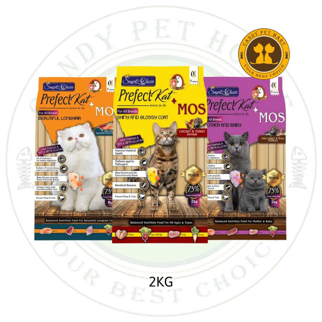 Smart Choice Prefect Kat / Perfect Kat +Mos Premium Dry Cat Food for ...