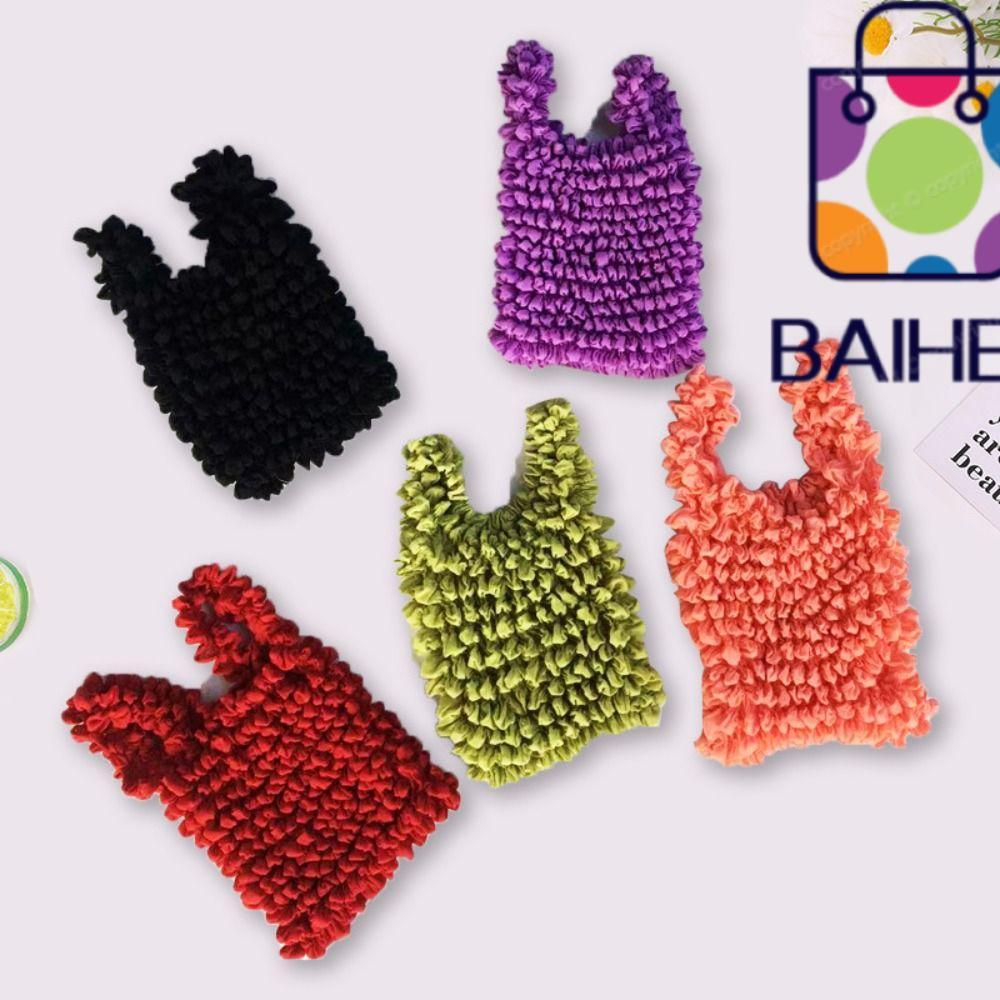 BAIHEE Pleated Handbags, Multi Purpose Large Capacity Elastic Bubble ...