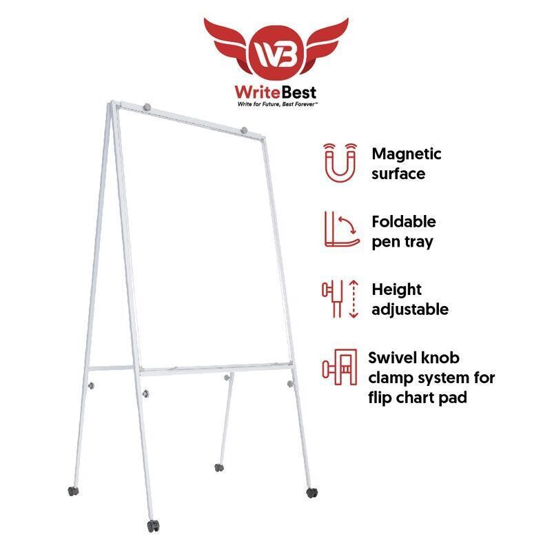 WriteBest Economy Flip Chart with roller or without roller | Shopee ...