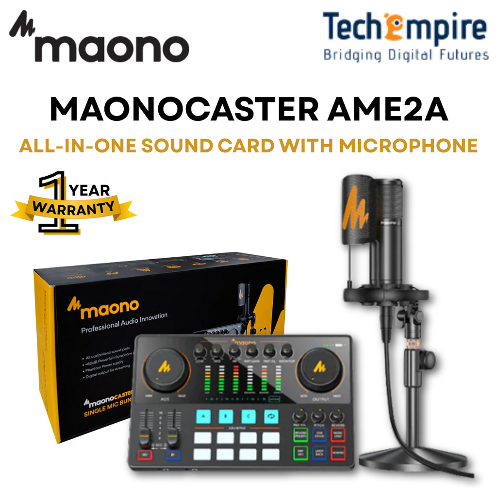 Maono AME2A , AME2 AM-E2 Maonocaster Integrated Audio Production Studio ...