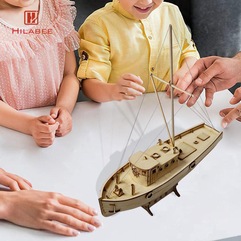 [UsusexaMY] 1/30 Wooden Ship DIY Kit Boat Kit Fun Collection 3D Wooden ...