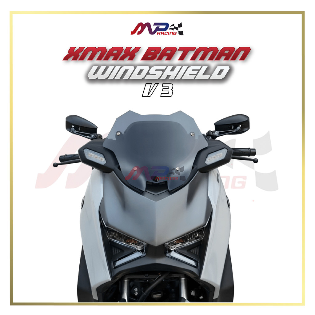 Xmax V3 Batman Windshield Smoke,Clear,Yamaha Xmax 2025 V3 | Shopee Malaysia