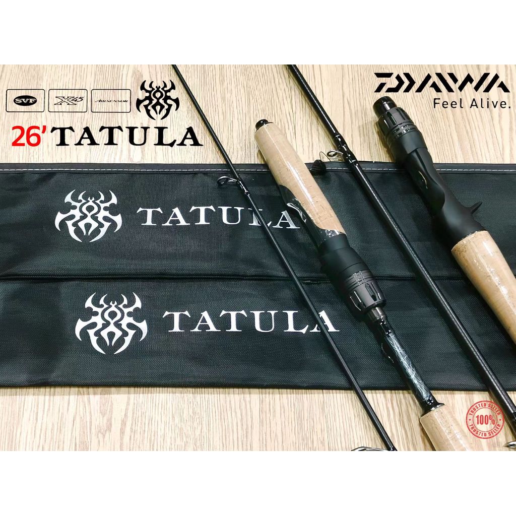 💥 2026' DAIWA TATULA SPINNING / BAITCASTING (BC) FISHING ROD | Shopee ...