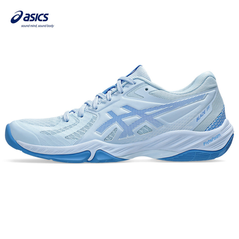 ASICS Blade FF Women Indoor Sport Shoes In Light Blue/Blue Coast ...