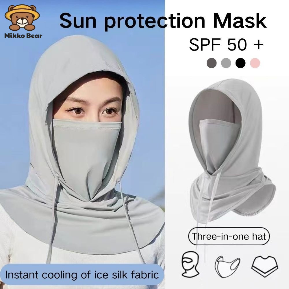 Full Face Mask Sun Protection Outdoor bandana Full Sunscreen Mask Head ...