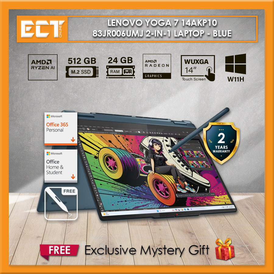 Lenovo Yoga 7 14AKP10 83JR006UMJ 2-In-1 Laptop (AI 7 350 5.0GHz,512GB ...
