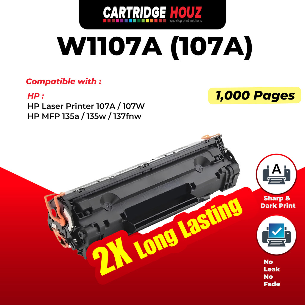 W1107A 107A 107a w1107a compatible toner for HP 107A 107W MFP 135a 135w ...