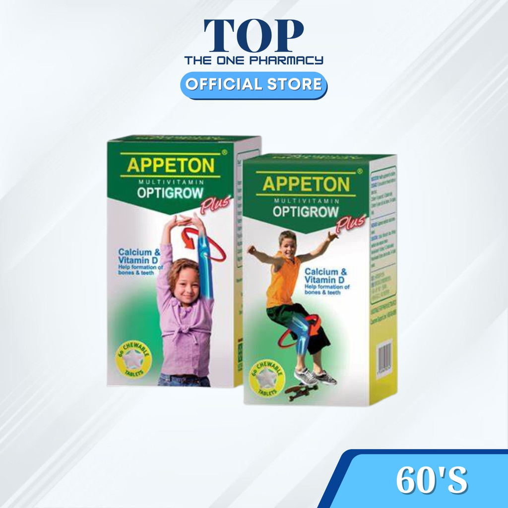Appeton Multivitamin Optigrow Plus Chewable 60's | Shopee Malaysia