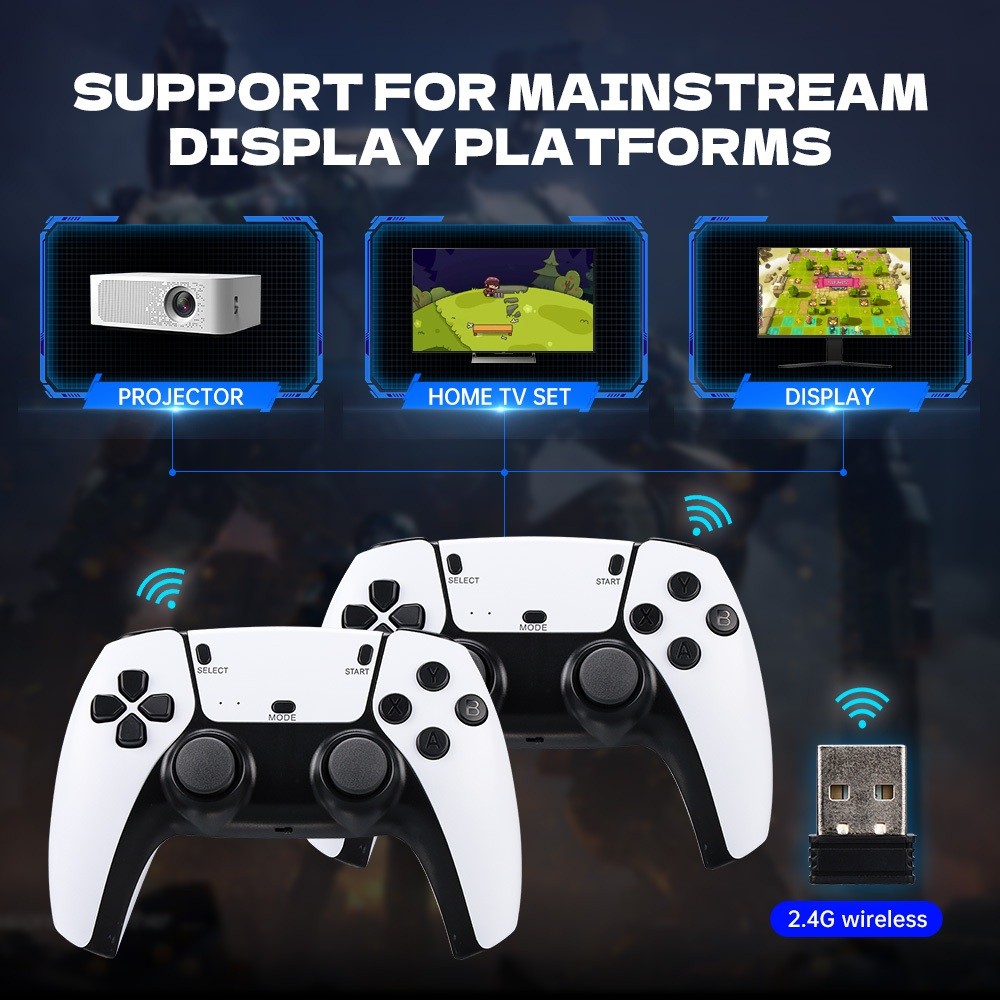New M15 Game Stick 4K TV Console 128GB 40000 Games Retro Handheld ...