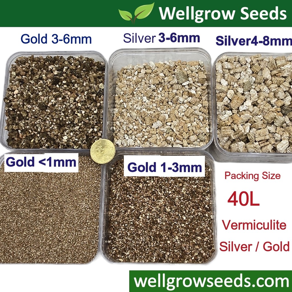 40L Vermiculite XCoarse/Coarse/Medium/Fine Seeds starter for Succulents ...