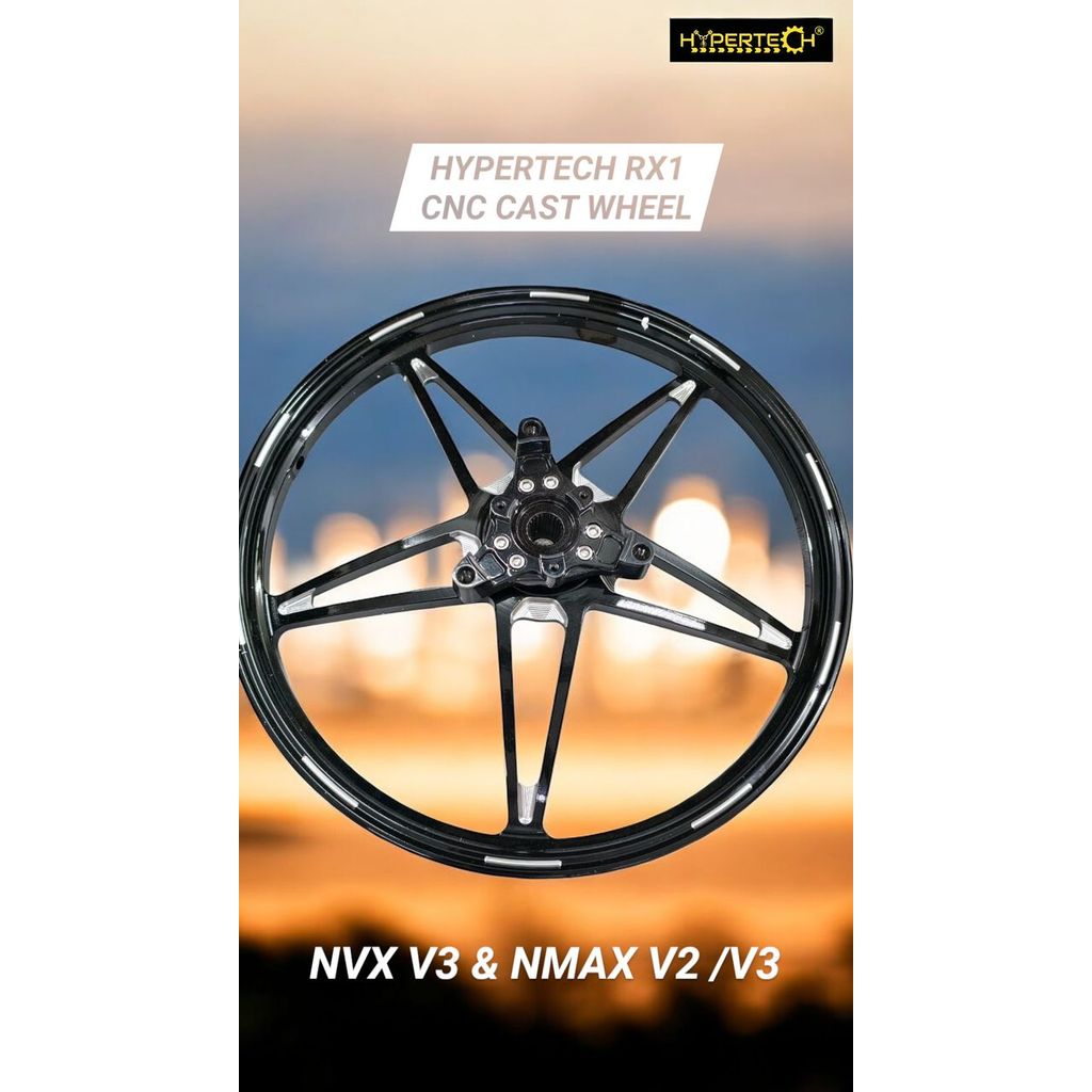 HYPERTECH SPORT RIM PRO-RX1 CNC Cast Wheel NVX V1 V2 NVX V3 NMAX V2 ...