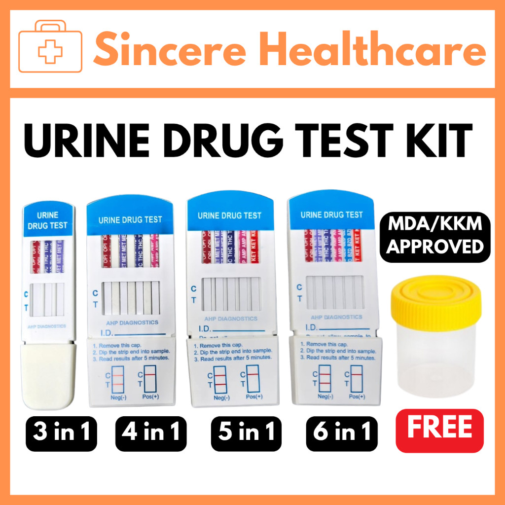 [𝐎𝐑𝐈𝐆𝐈𝐍𝐀𝐋 𝐅𝐀𝐑𝐌𝐀𝐒𝐈 𝐒𝐓𝐎𝐊] Urin Drug Test Kit digunakan untuk menguji ...