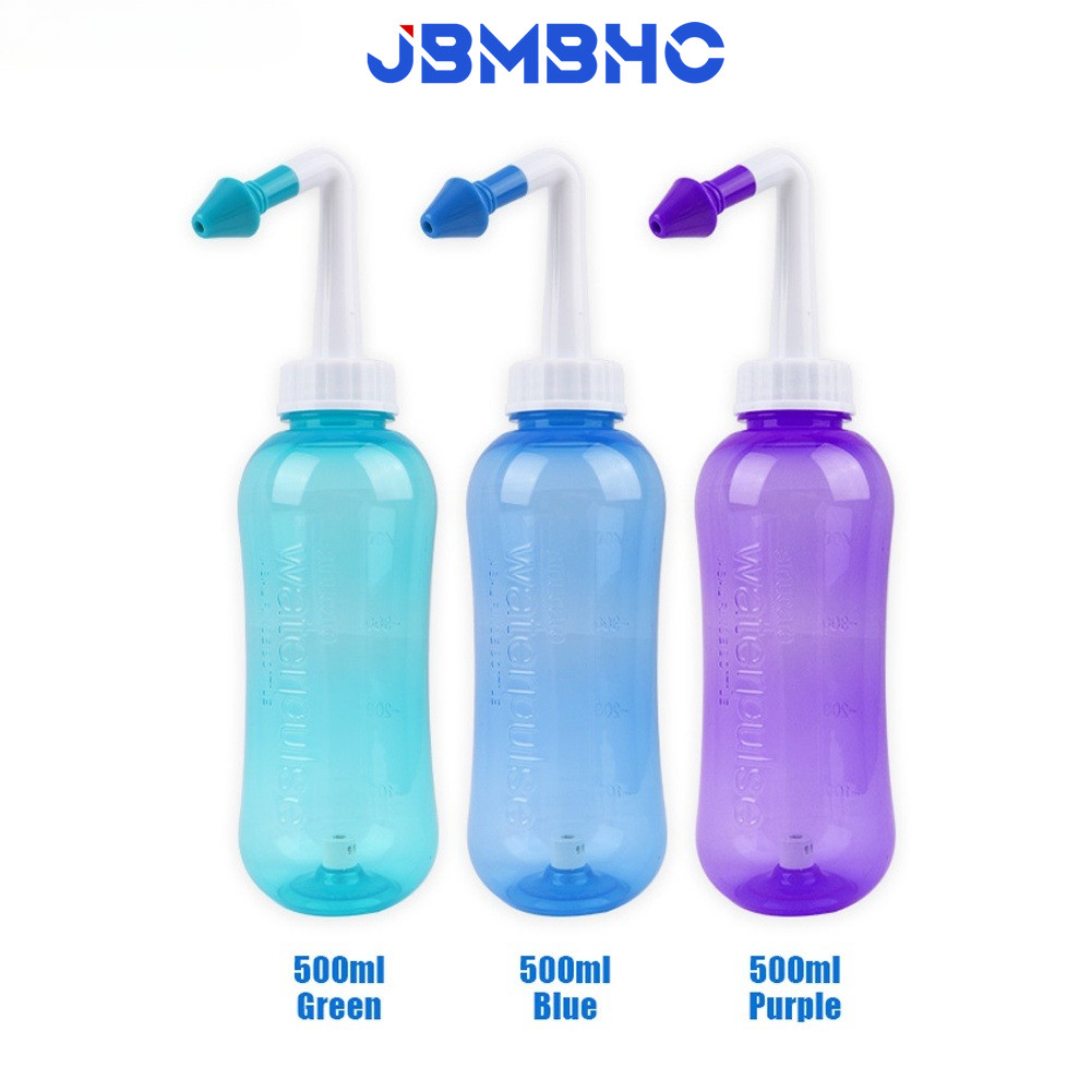Nasal Washer Waterpulse Nasal Wash Bottle 500ml with Nasal Wash Salt 2. ...