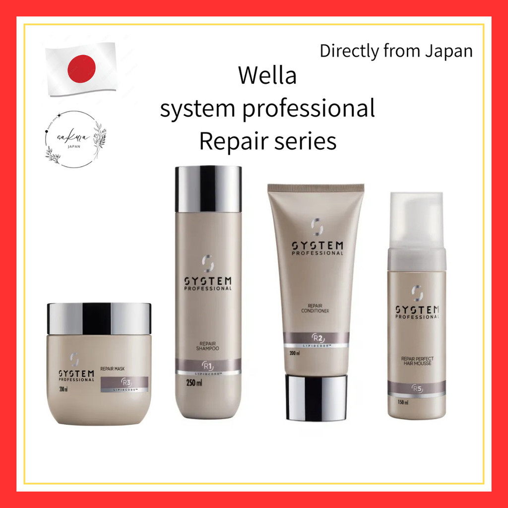 Wella SP System Professional Repair series Shampoo Treatment [Free ...