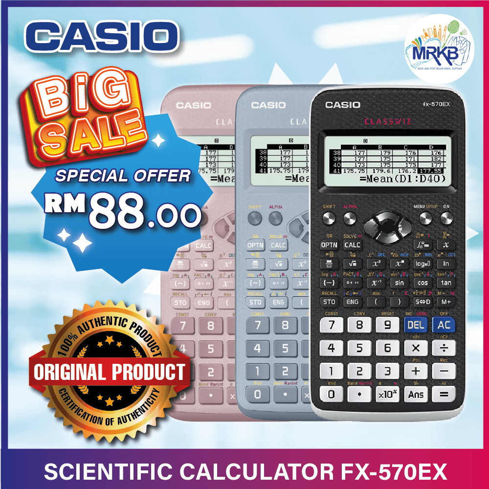 Casio fx-570EX/991EX Scientific Calculator Original (18 Months warranty ...