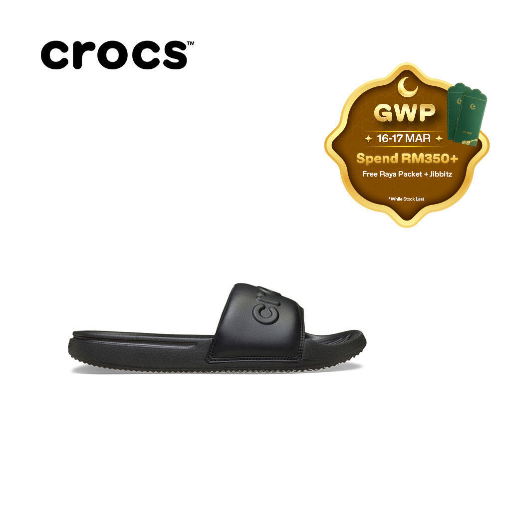 Crocs Men All Day Slide Black | Shopee Malaysia