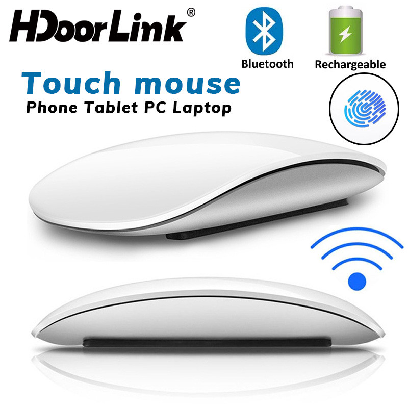 HdoorLink Bluetooth Wireless Mouse M-agic Mouse Rechargeable Silent ...
