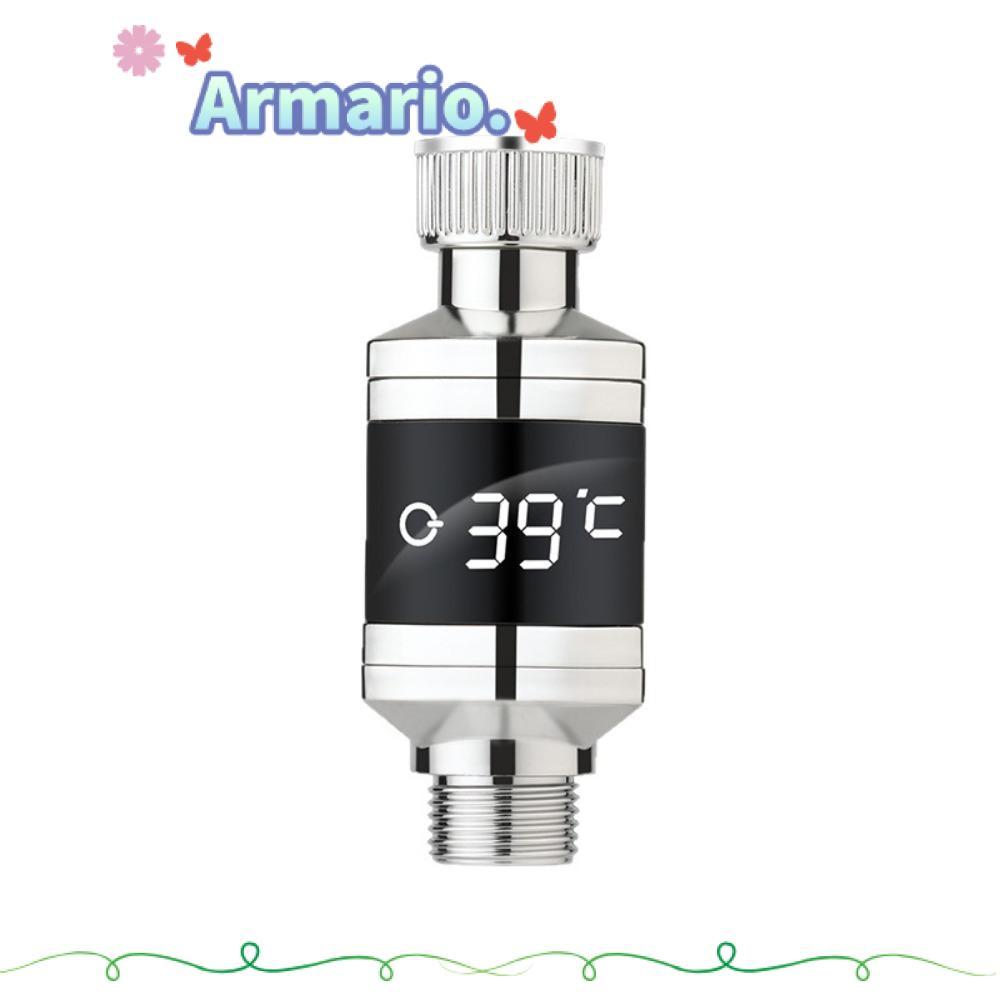 ARMARIO Faucet Water Temperature Gauge, Real-Time Waterproof Shower ...