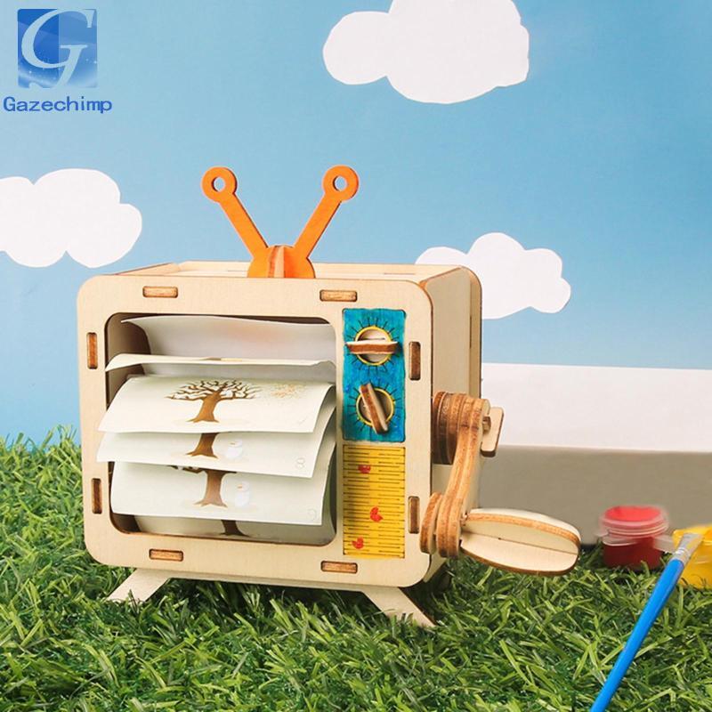 [Gazechimp] DIY Hand Cranked Animation Machine Model Kit Science ...
