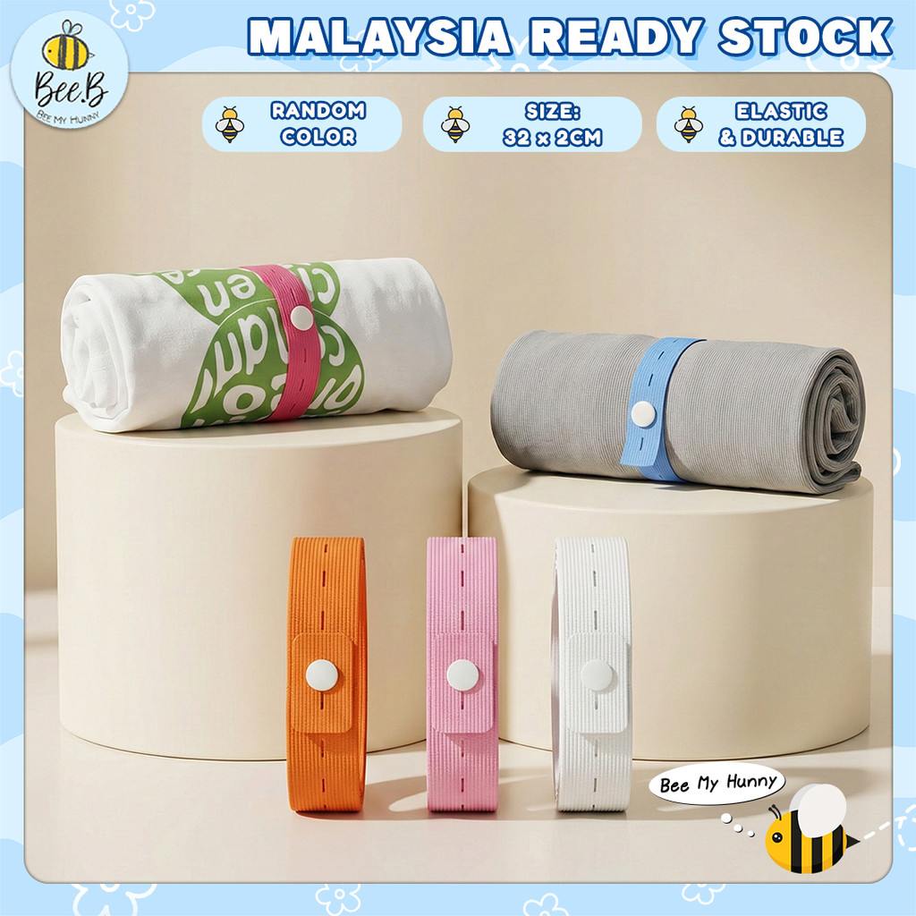 Tali Getah Penyimpanan Pakaian Bayi Gulung Shirt Towel Pants Bundle ...