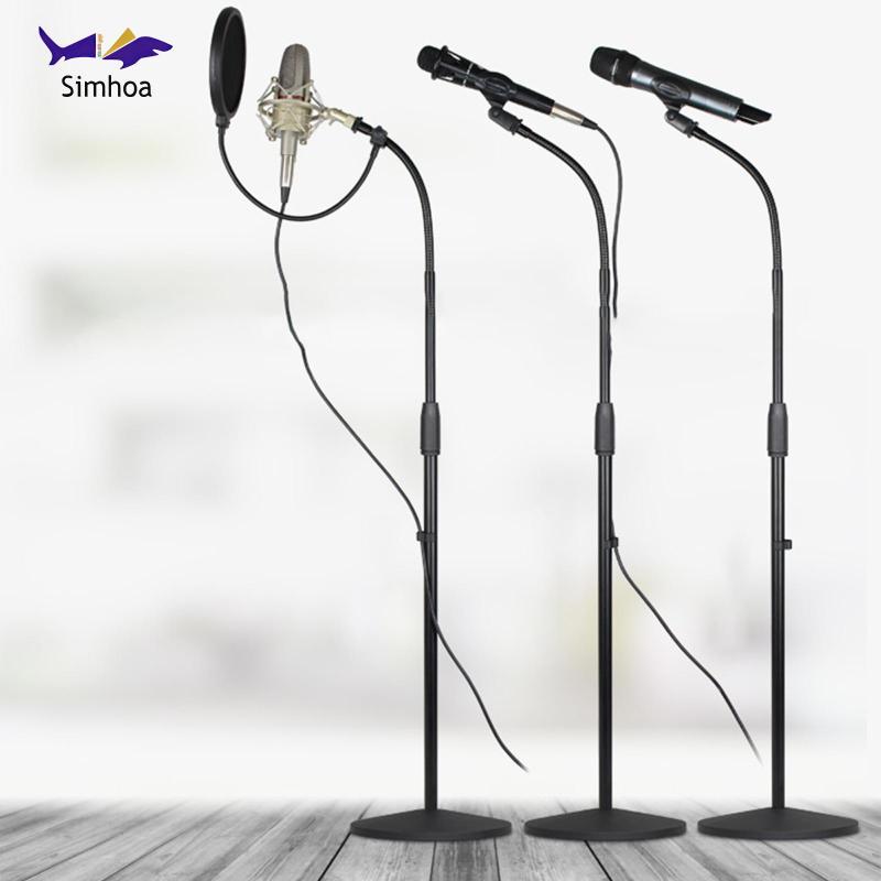 Simhoa Compact, Telescopic, Heavy-duty Microphone Stand with ...
