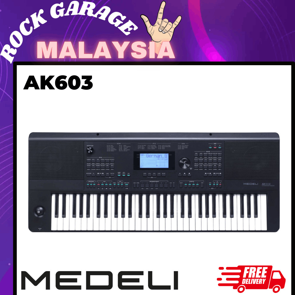 MEDELI AK603 61 KEYS KEYBOARD ( AK-603 / AK 603 ) | Shopee Malaysia