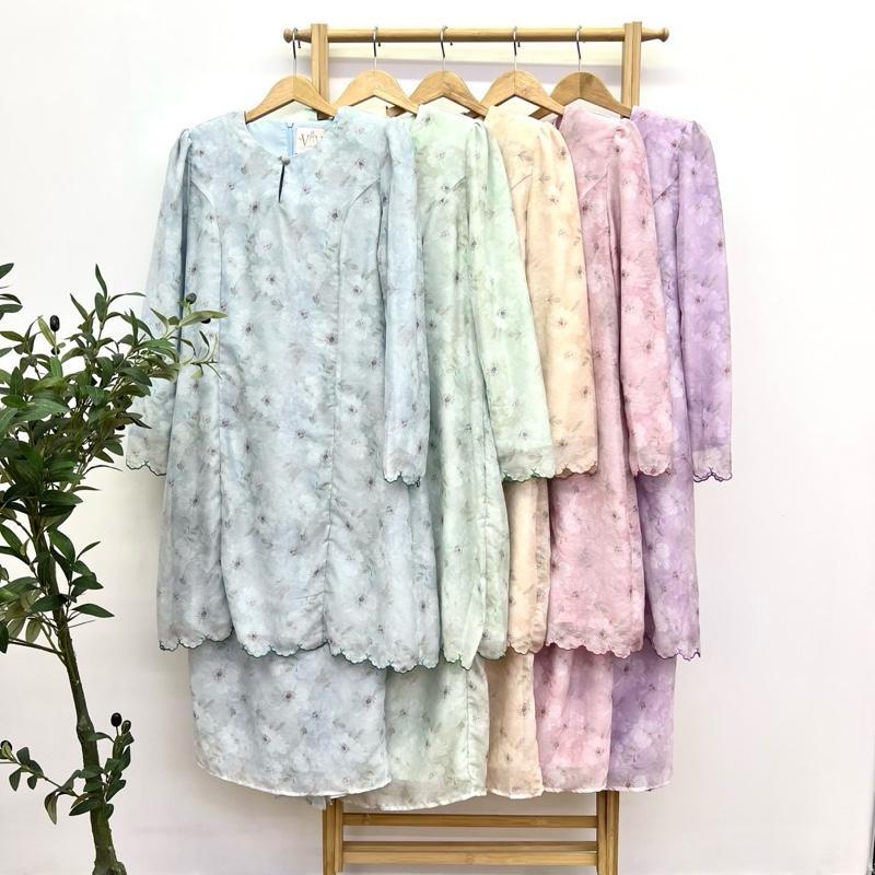 L00221 [2026 KOLEKSI RAYA] Baju Kurung Moden A-Line Princess Cut ...