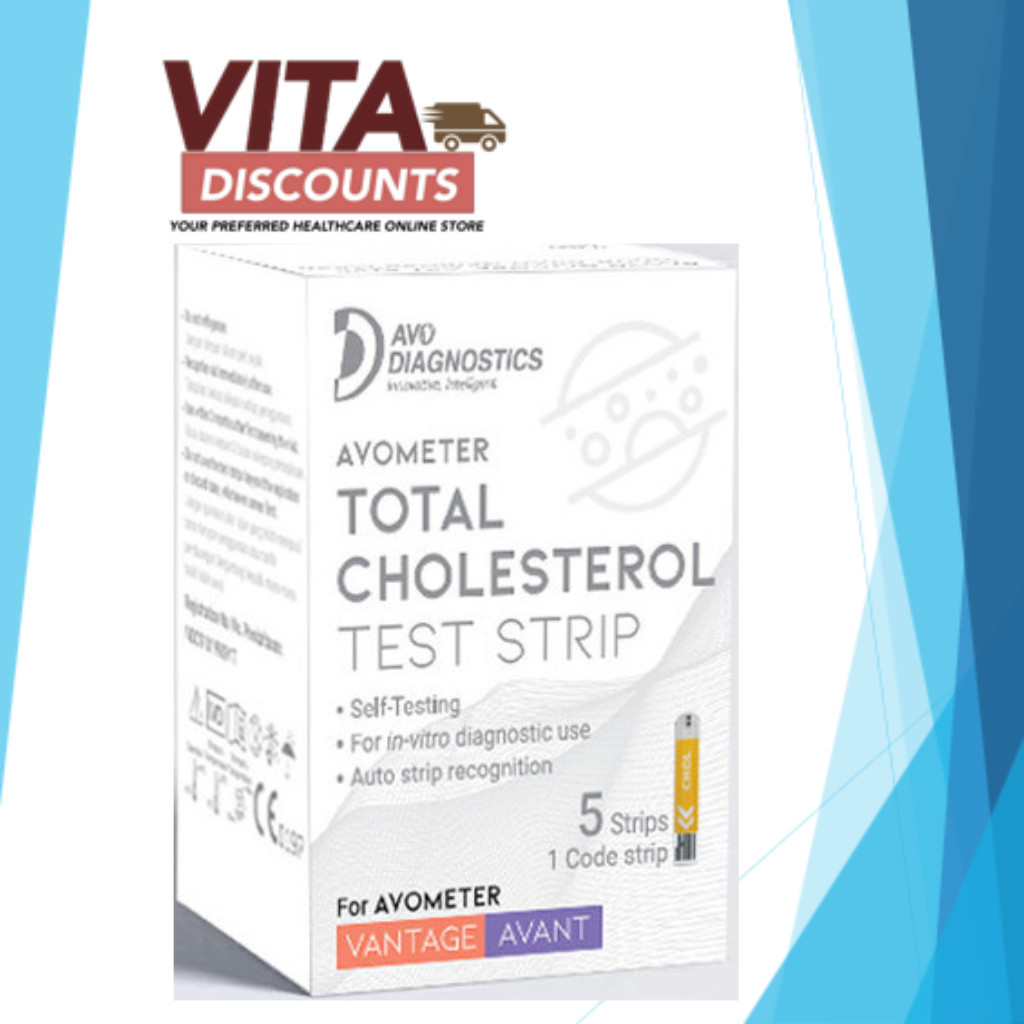 AVO DIAGNOSTICS TOTAL CHOLESTEROL TEST STRIPS 10S EXP01/2027 | Shopee ...