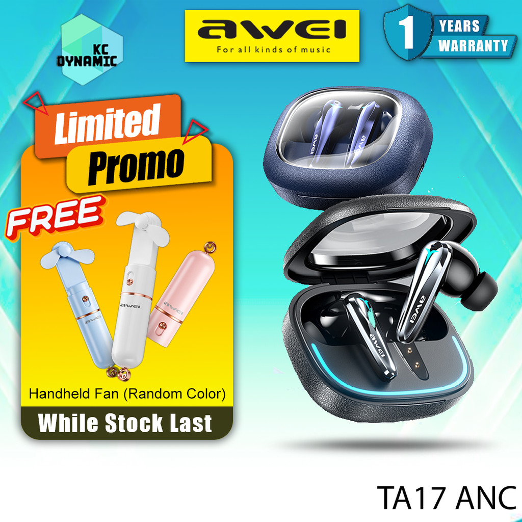 Awei TA17 ANC True Wireless Earbuds ANC Active Noise Reduction ...