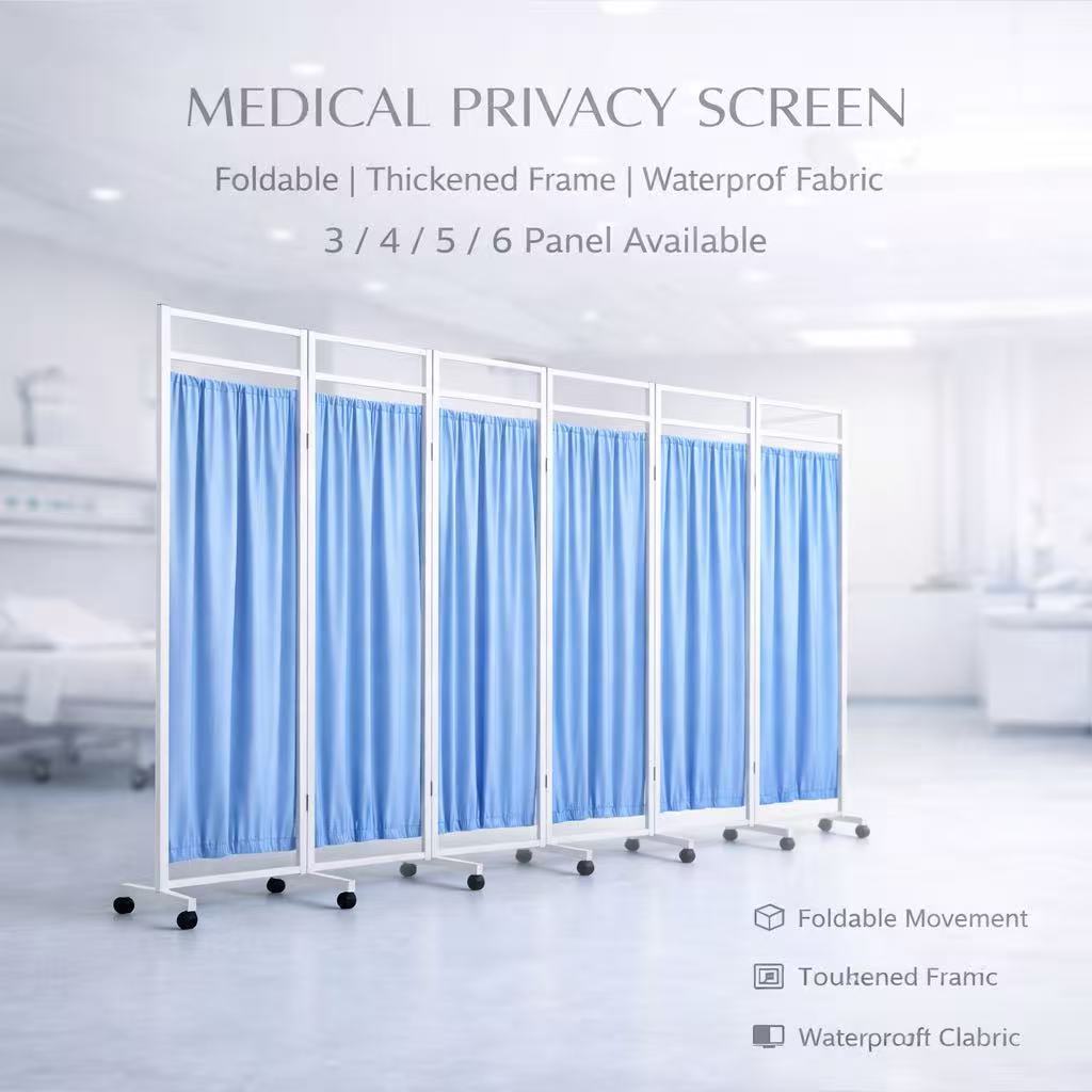 【MY Ready stock】Medical screen foldable hospital screen iron cloth ...