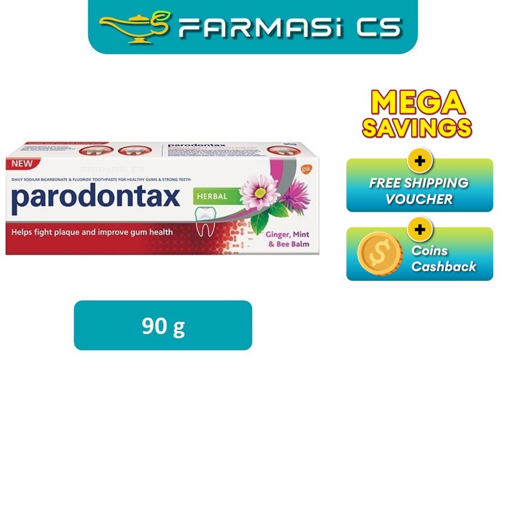 Parodontax Herbal Toothpaste (Ginger, Mint & Bee Balm) 90g EXP:05/2027 ...