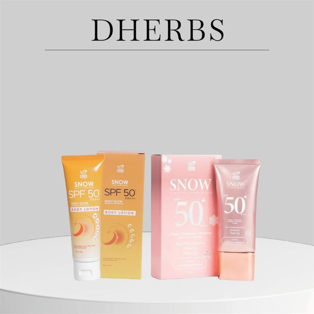 DHERBS SNOW TINTED MOISTURIZER | Shopee Malaysia