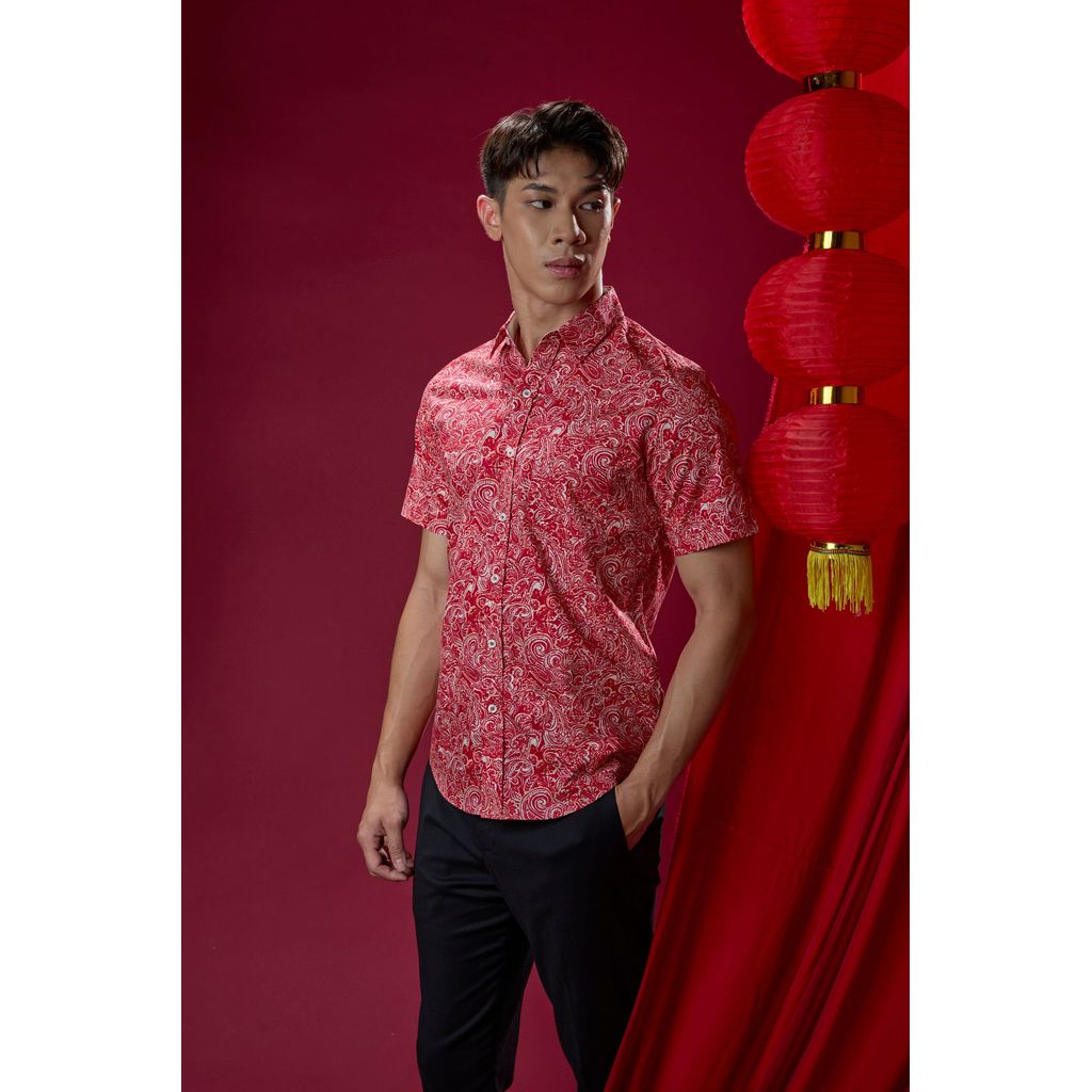 I Am Famous Slim Fit Shirt - CNY 2026 Ala Batik | Shopee Malaysia
