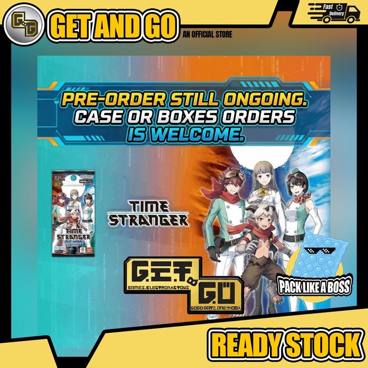 [ReadyStock] Digimon Card Game Booster Pack Time Stranger BT24 | Shopee ...