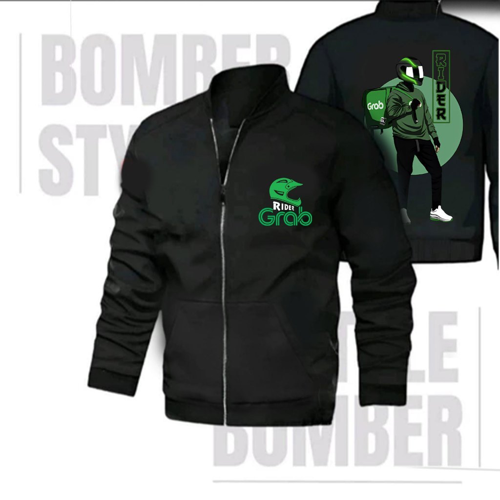 Grab Team Hoodie Jacket | Comfortable Zip-Up Sweatshirt Soft Fabric ...