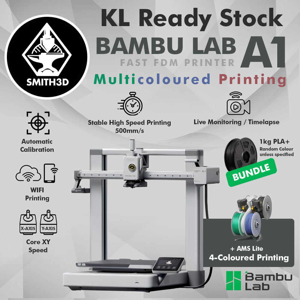 [Ready Stock] Bambu Lab A1 Series, A1 | A1 Mini AMS Lite Combo ...