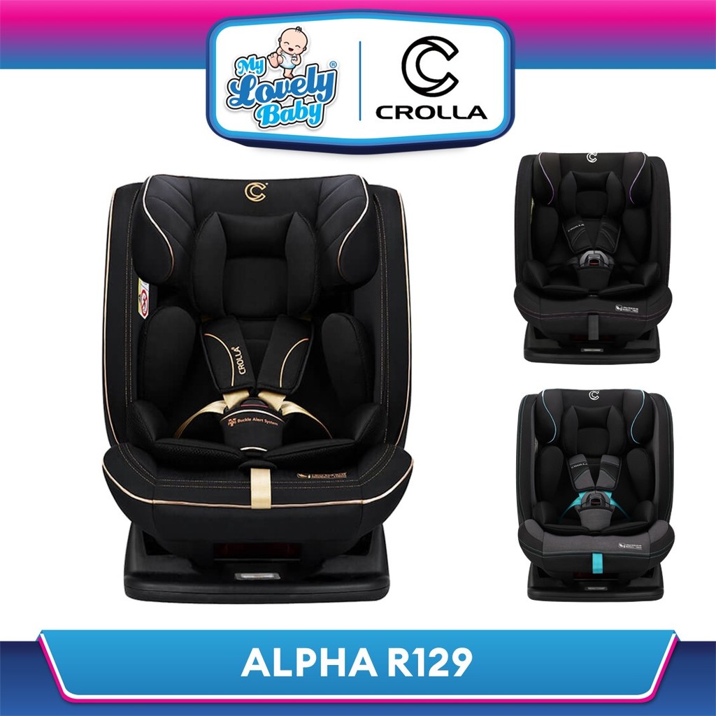 Crolla Alpha R129 Convertible Car Seat (New Born to 150cm) | Shopee ...