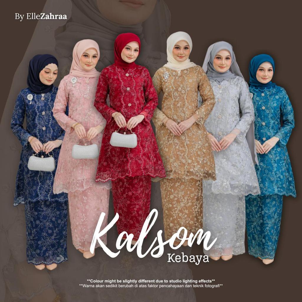 KURUNG KALSOM kurung moden berlace kurung bersulam moden exclusive ...