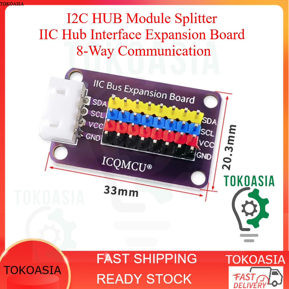 IIC HUB i2c Module Splitter I2C Hub Interface Expansion Board expansi 8 ...