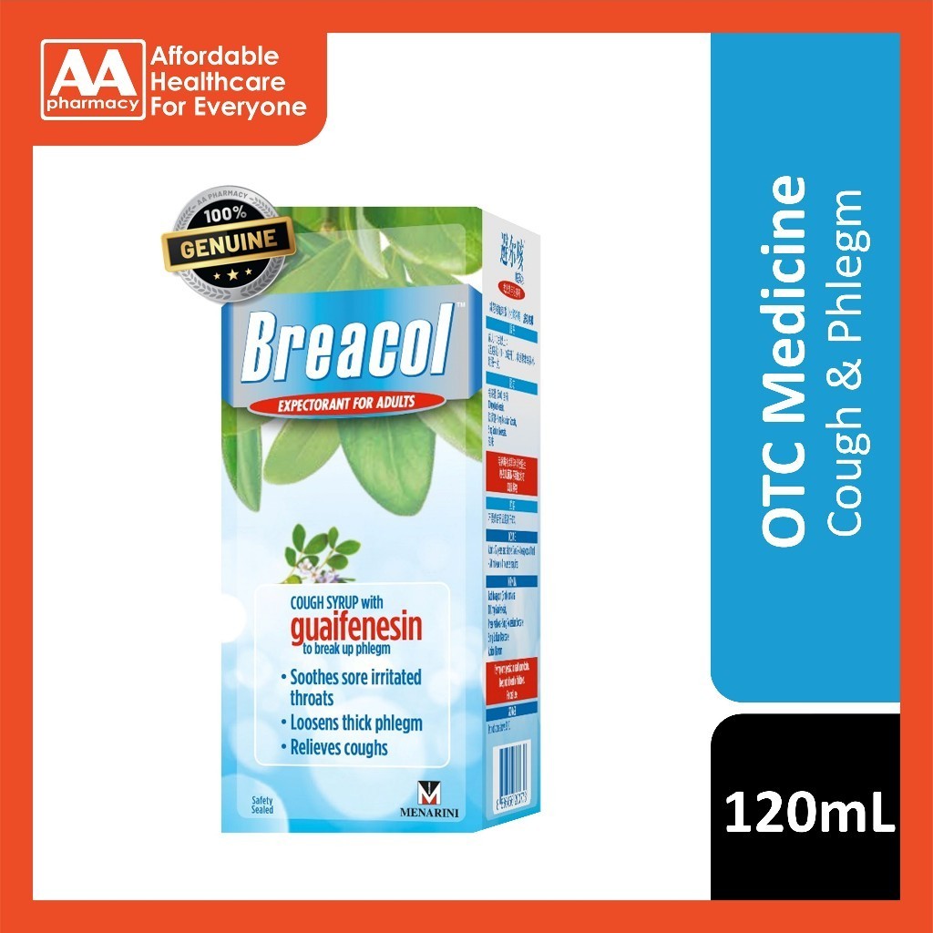 Breacol Expectorant For Adults 120mL | Shopee Malaysia