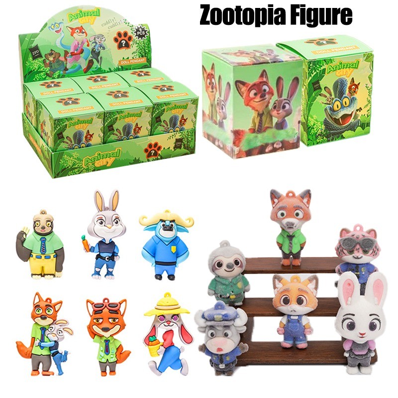 Zootopia 2 Judy Nick Action Figure Blind Box Collectible Model | Shopee ...