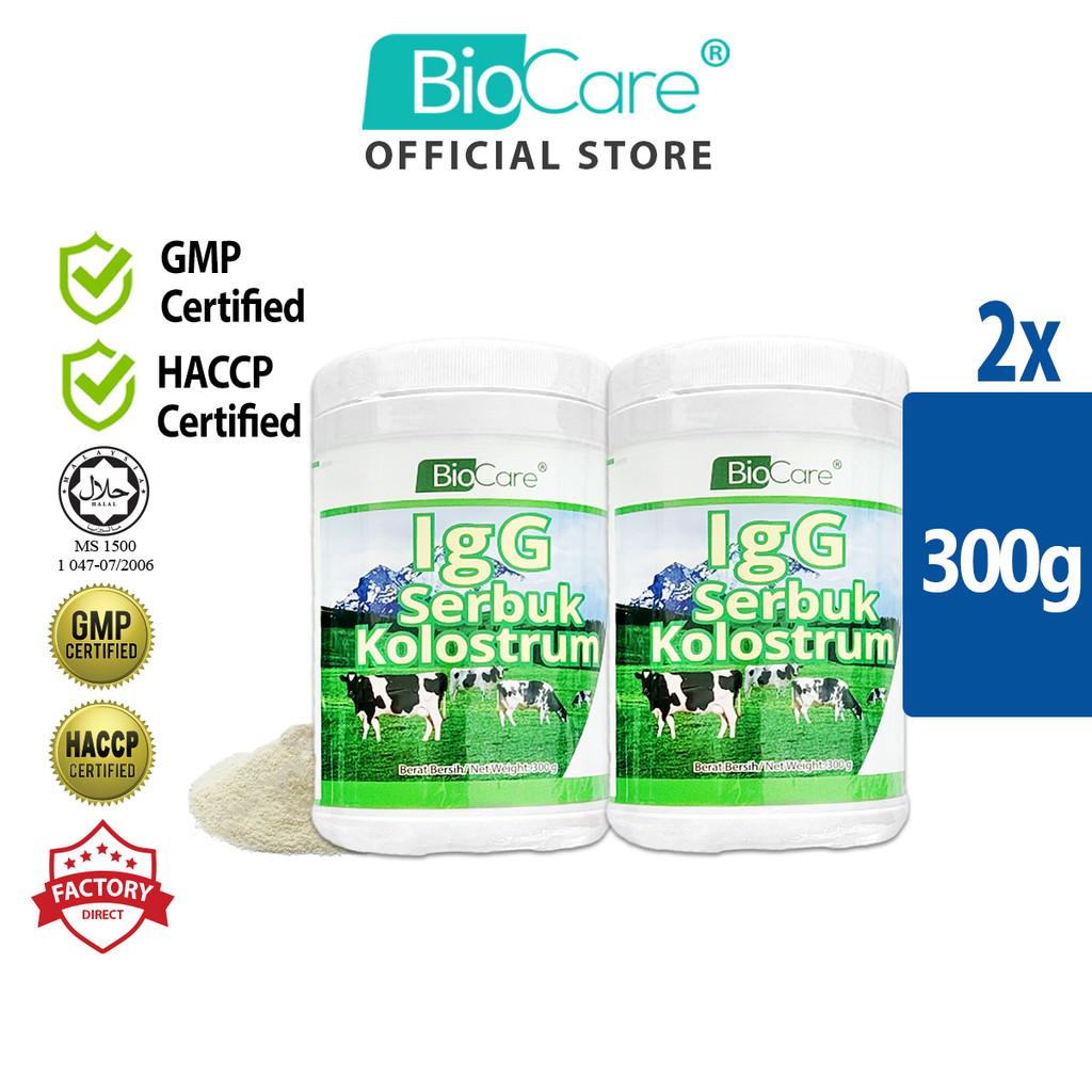 Biocare IGG Colostrum Powder (2X 300g) | Shopee Malaysia