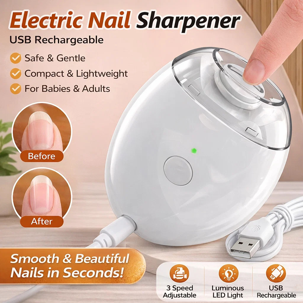 【Original genuine】Electric Nail Sharpener Nail Sharpener Usb ...