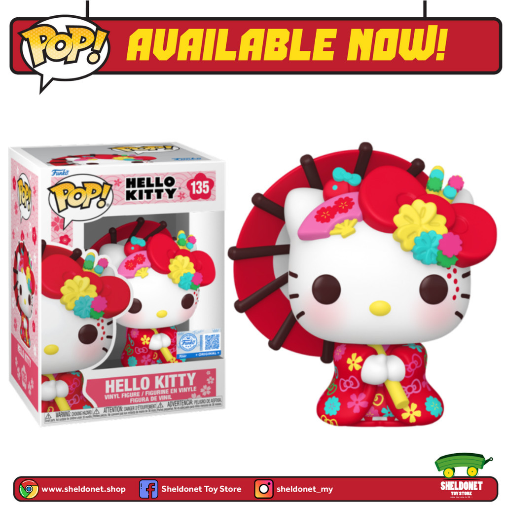 Funko Pop! Sanrio: Hello Kitty - Hello Kitty in Kimono [Exclusive ...