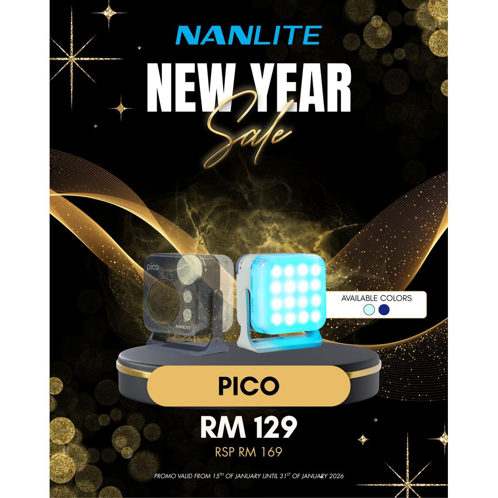 NANLITE PICO Mini LED RGB Full Color Magnetic Pocket Light 4W on-camera ...