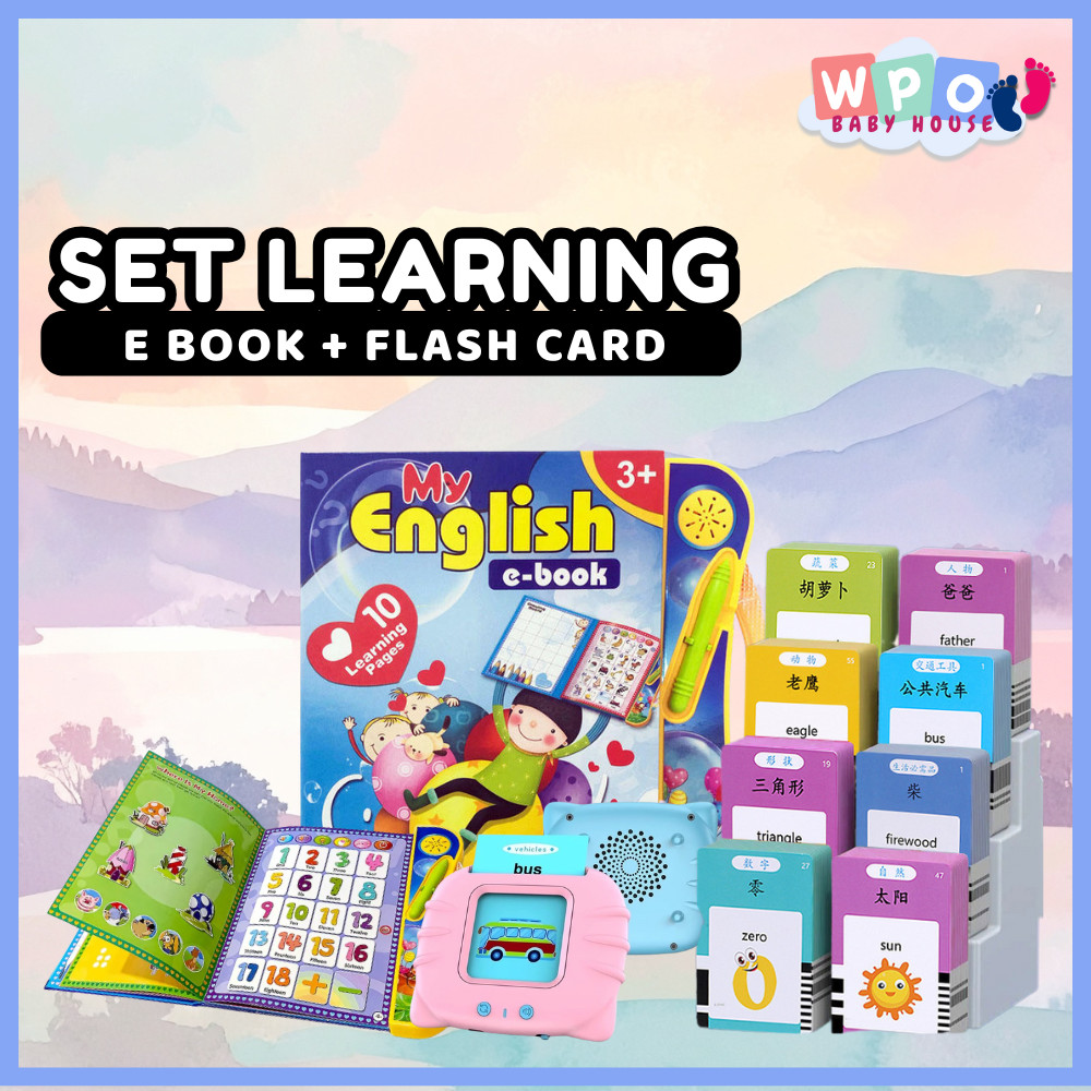2IN1 COMBO SET LEARNING BOOK + FLASH CARD | Shopee Malaysia